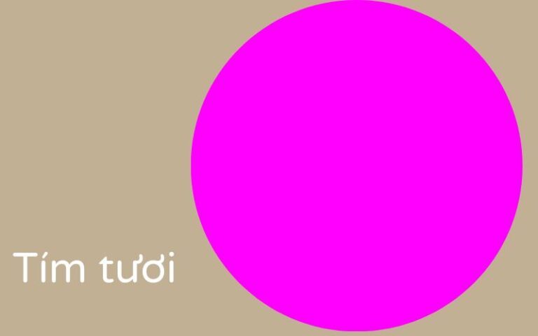 Cách pha màu tím: Cứ pha là lên màu chuẩn không cần chỉnh