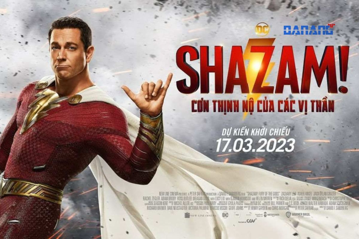 Lịch chiếu Shazam 2! Cơn Thịnh Nộ Của Các Vị Thần ở Đà Nẵng