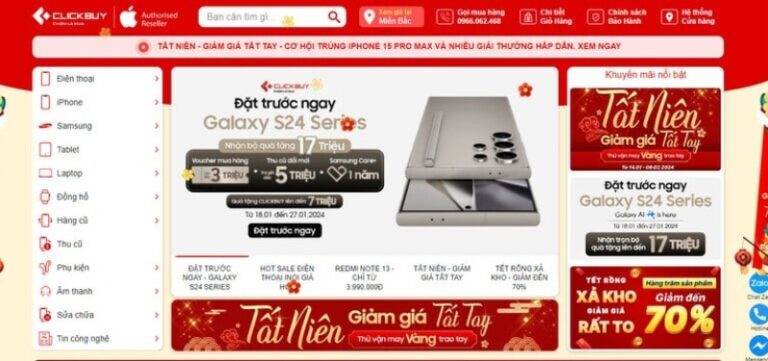 Đôi Nét Về Hệ Thống Cửa Hàng Clickbuy Chất Lượng Hiện Nay